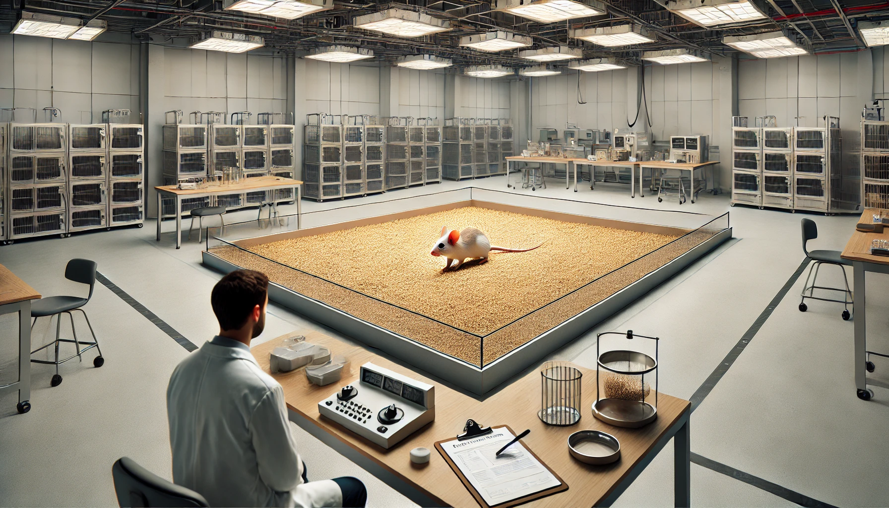 オープンフィールドテストとは？動物の不安・活動性を測る心理学的行動評価法 | 心理学用語の壁